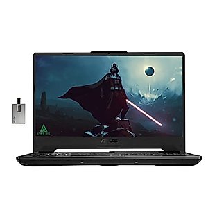 ASUS 2022 TUF 15.6" 144Hz Gaming Laptop, Intel 11th Core i5-11400H, 8GB RAM, 512GB PCIe SSD, NVIDIA GeForce RTX 3050 Graphics, Backlit Keyboard, Windows 11, Eclipse Grey, 32GB USB Card