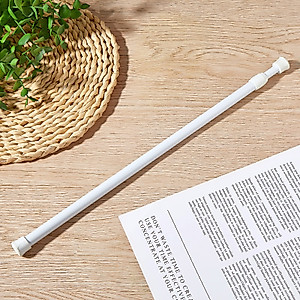 Window Security Bar Sliding Door Security Bar Window Security Bars Adjustable Sliding Glass Door Lock Window Lock Bar Window Safety Bars Window Guards, Extends from 17-27.6 Inches (White)