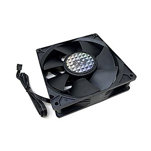 Bgears b-Blaster 140x38 (PWM Version) Extreme Cooling Gaming PC & Mining Machine Fan, Hi-Speed 5200RPM w/Airflow of 308 CFM, 2 Ball Bearing Designed for Extended Life & high Performance, 4 Wire Black