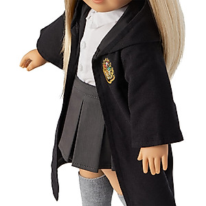 American Girl Harry Potter 18-inch Doll Hogwarts Uniform with Skirt Outfit and Robe Featuring School Crest, For Ages 6+