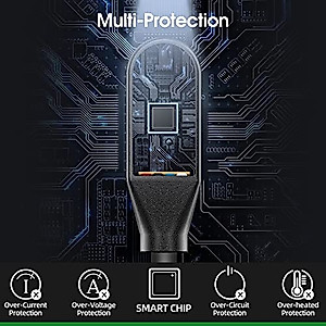 3.3ft & 6ft Shokz Charging Cable [2 Pack Black] aftershokz Headphones Charger Replacement Magnetic Cable for Aeropex AS800, OpenRun, OpenRun Mini, OpenRun Pro, OpenComm Long USB Charge Cord