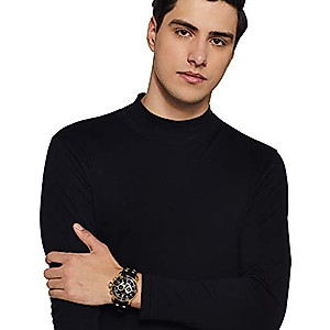 Invicta Men's 6981 Pro Diver Collection Chronograph Black Dial Black Dress Watch