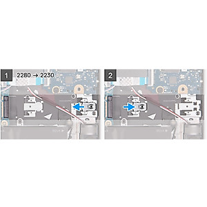 M.2 2280 SSD Heatsink Thermal Shield Cover w/Support Bracket for Dell G15 5510 5511 5515 5520 5521 5525 Series Laptop P/N: 26X1Y 026X1Y X8MY9 0X8MY9