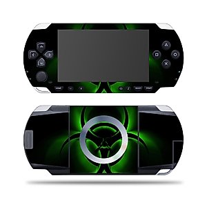 MightySkins Skin Compatible with Sony PSP – Bio Glare | Protective, Durable, and Unique Vinyl Decal wrap Cover | Easy to Apply, Remove, and Change Styles | Made in The USA