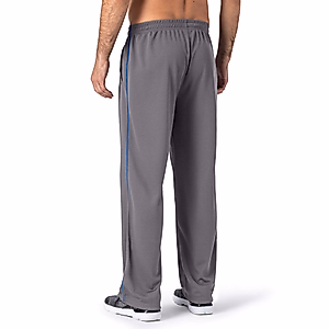 MAGNIVIT Men's Loose-Fit Hip Hop Drawstring Pants Causual Elastic Waist Sweatpants Grey