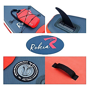 Rokia R SUP Inflatable Stand Up Paddle Board | Youth Paddle Board iSUP for Fitness&Yoga&Fishing on Flat Water