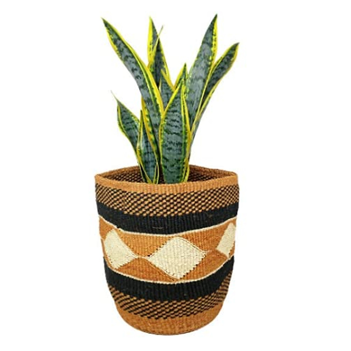 Woven Planter basket indoor baskets for plant 9" x 9" Decorative storage basket sisal basket planter