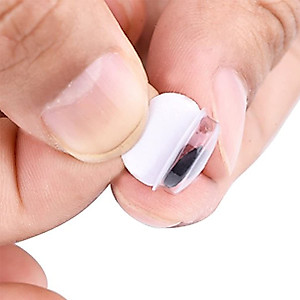 EXCEART Craft Toy 700pcs Round Wiggle Eyes with Strong Adhesive for Scrapbooking Toys