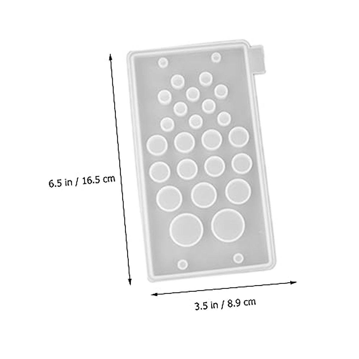 Didiseaon 1 Set Cosmetic Box Mold Silicone Hair Scrubber Mold Resin Molds Candle Molds Resin Jewelry Tray Mold Hand Molds Silicone Makeup Applicator DIY Handmade Mold Desktop Ornament Mold