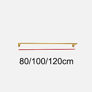 Iron Wall Clothes Rail,Simple Wild Durable, Practical and Convenient/Golden / 120cm