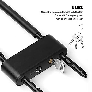 Theft U Lock, Aluminum Alloy Material, U‑Shaped Lock, Shops for Offices Houses Companies