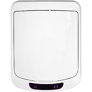 Hanover White 9-Liter / 2.3-Gallon Trash Can with Sensor Lid