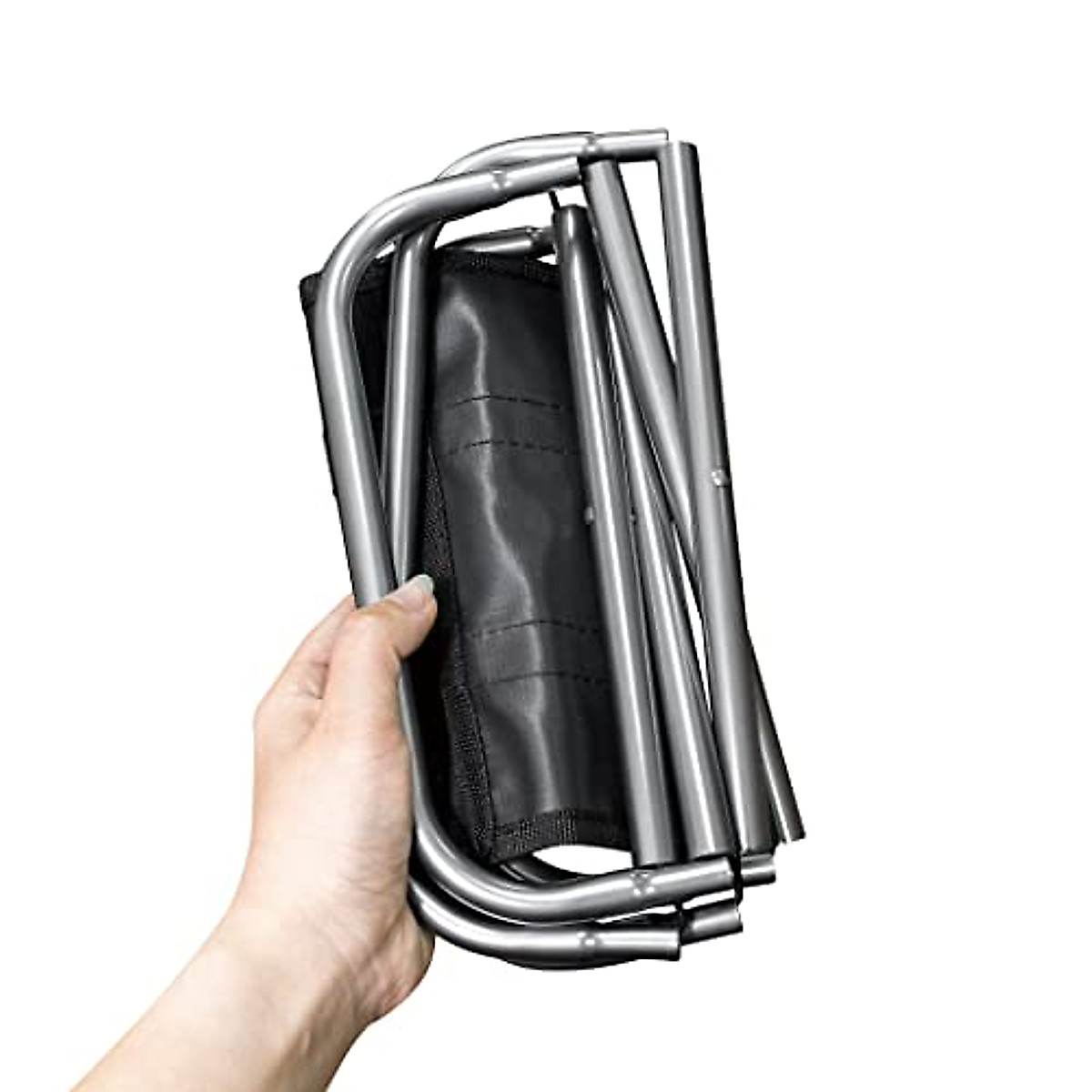 Pine Field Folding Chair with Dedicated Storage Bag, Gunmetal Gray