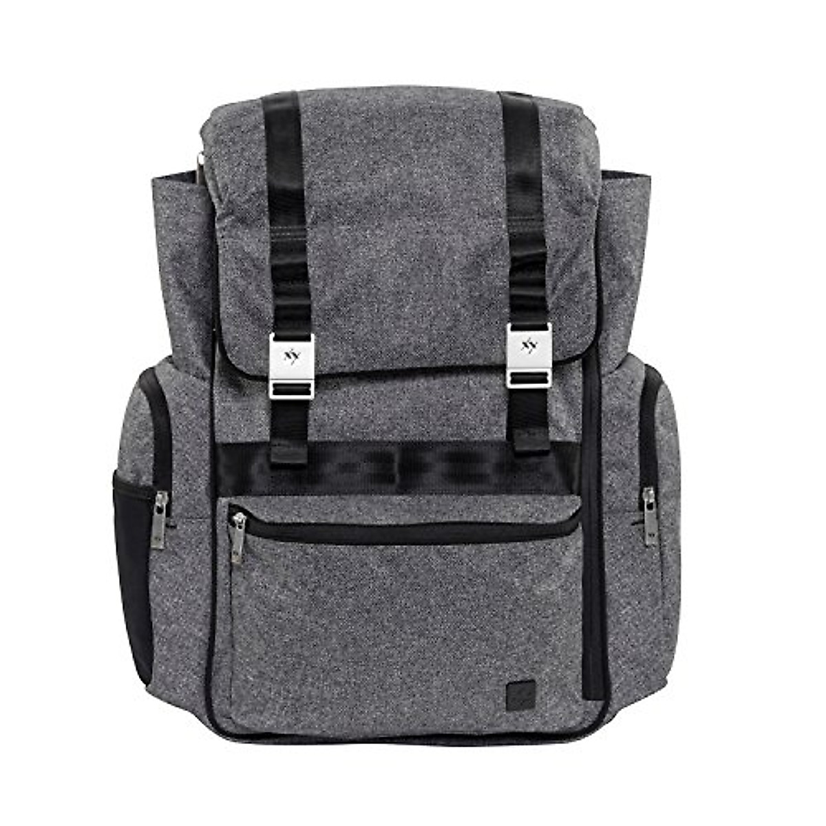 JuJuBe Hatch Durable Traveler/Diaper Dad Bag, XY Collection - Gray Matter