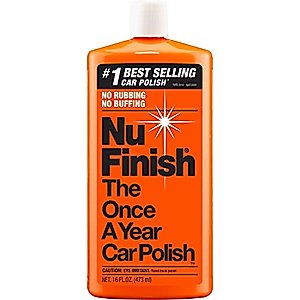 Car Polish by Nu Finish, NF-76 Liquid Polish for Cars, Trucks, 16 Fl Oz Each