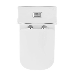 Swiss Madison Well Made Forever SM-1T278, Concorde One Piece Square Toilet Dual Flush 1.1/1.6 gpf with 10" Rough In