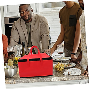 NOLITOY 2pcs Insulation Bags Storage Bag Shopping Non-woven Fabric Outdoor