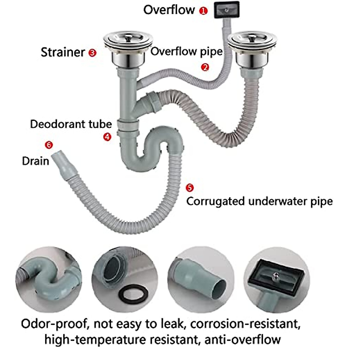 LANADO Dishwashing with bracket, stainless steel sink countertop, integrated kitchen sink, integrated cabinet, simple vegetable basin with bracket