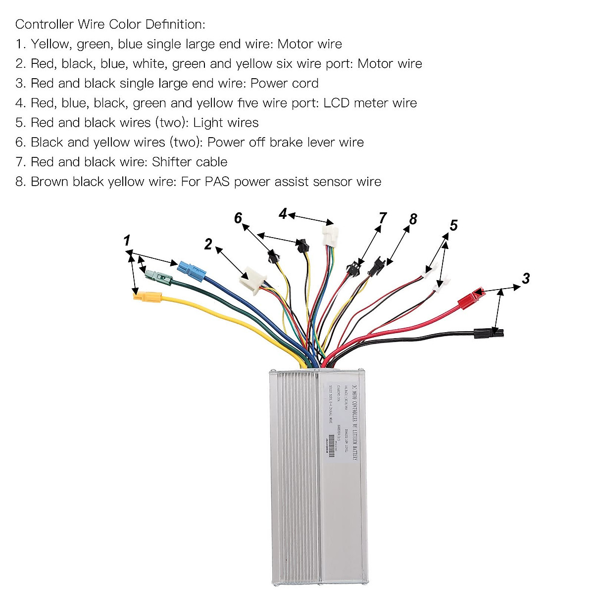 Dilwe Electric Bike Conversion Kit, 1500W Electric Snowmobile Electric Bike Motor Kit with Controller 20 Inch Rear Wheel Waterproof Electric Conversion Kit