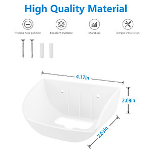 BECEMURU VHB Strong Adhesive Wall Mount Holder for eero 6+ Whole Home WiFi System, No Drilling Screwless Ceiling Bracket for eero 6 Plus WiFi Router (1 Pack)