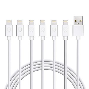 Atill iPhone Charger 6Pack 3FT USB Lightning Cable Charging Cord Compatible with iPhone 14/13/12/12Pro/12ProMax/11/11Pro/11Pro MAX/XS/XS MAX/XR/X/8/8Plus/7/7Plus and More