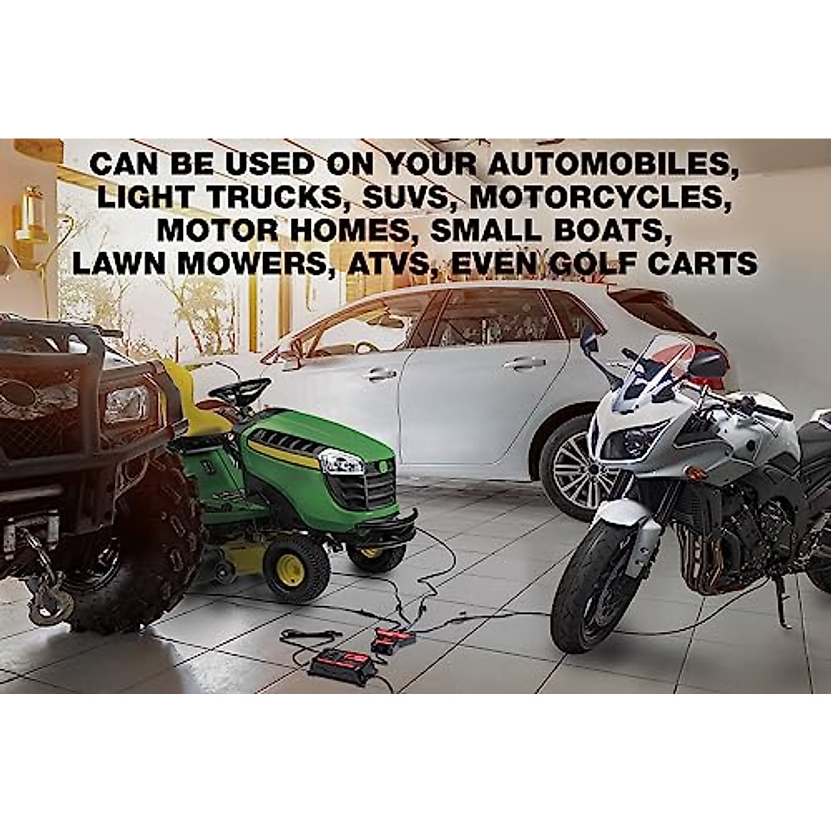 PulseTech QUADLINK – Charge 4 Batteries at The Same TIME, Your existing Charger or Ours, Four Channels from One Charger (XC-QL4)