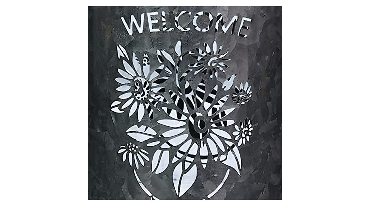 Exhart Solar Welcome Lantern - Charming Outdoor Décor