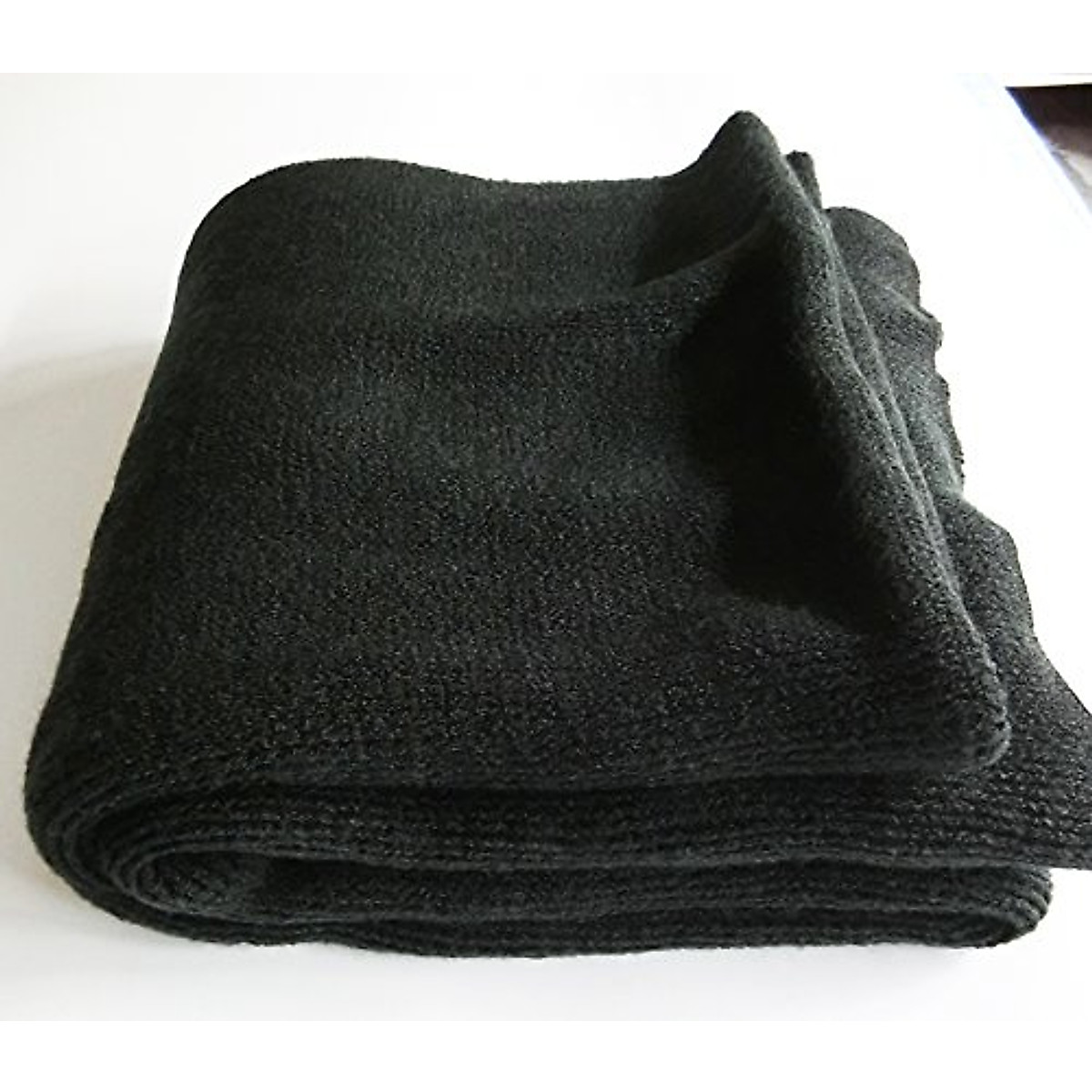 Wander Agio Womens Warm Long Shawl Winter Upset Large Scarf Pure Color Black