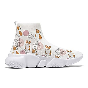 Hetios Women's Fashion Sneakers Lightweight Breathable Walking Shoes Running Shoes Casual Sports Shoes Size 6