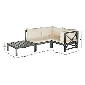 Safavieh Outdoor Collection Lynwood Outdoor Sectional Sofa