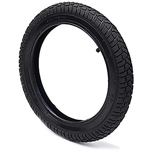 (2 Sets) 14” x 2.125 Kids Bike Replacement Tires and Tubes - Compatible with Most 14” Kids Bikes Like RoyalBaby, Joystar, and Dynacraft - Made from BPA/Latex Free Butyl Rubber