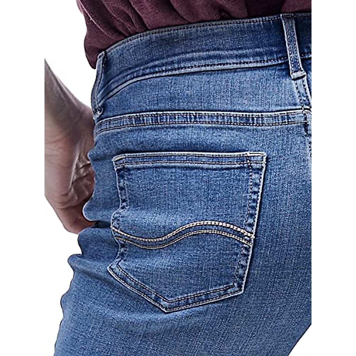 Lee Women's Ultra Lux Comfort with Flex Motion Bootcut Jean Majestic 16 Medium