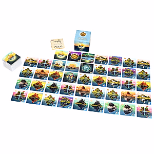 Lucky Duck Games Tranquility Board Game - Set Sail for Paradise in This Silent Cooperative Adventure! Strategy Game, Family Game for Kids and Adults, Ages 8+, 1-5 Players, 15-20 Min Playtime, Made
