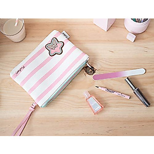 Official Pusheen Bag - Kawaii Accessories - Hand Purse, Wristlet, Stationery Bag, Storage Pouch, Pen Holder, Pen Organzer