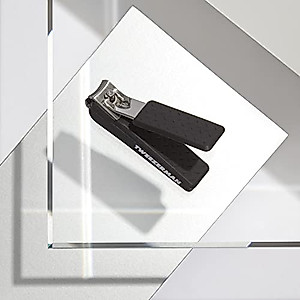 Tweezerman Precision Grip Fingernail Clipper, Black