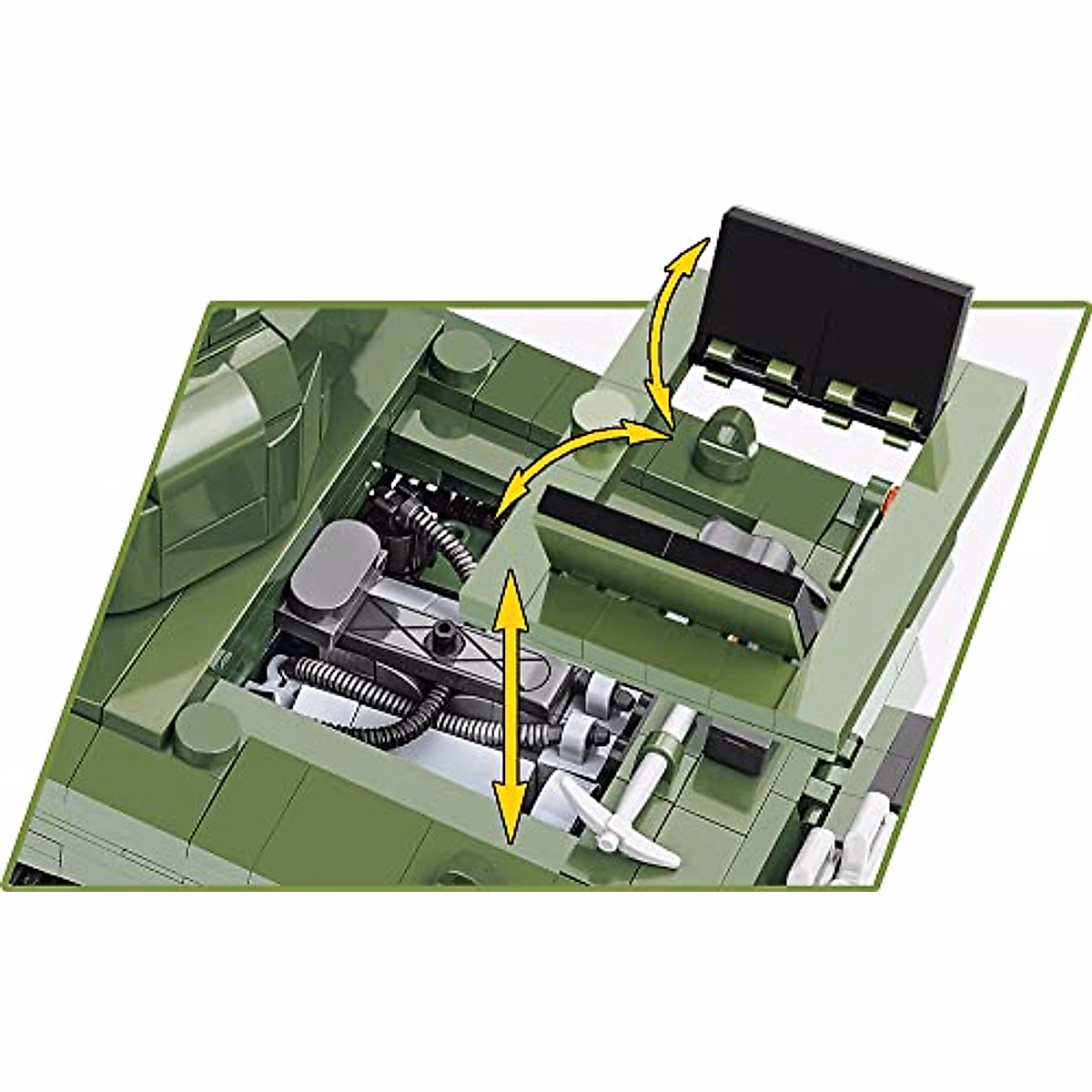 COBI Historical Collection World War II M4A3 Sherman Tank