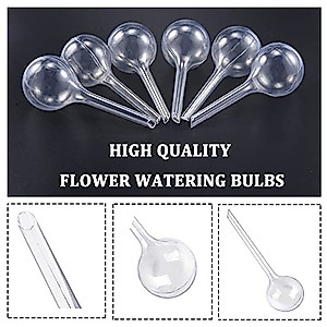 10 Pcs Plant Watering Globes,Clear Automatic Watering Bulbs,Plastic Garden Water Device for Plants,Water Drip Irrigationdevice Watering System