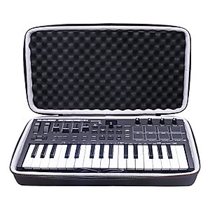 LTGEM Hard Case for M-Audio Oxygen Pro Mini – 32 Key USB MIDI Keyboard Controller