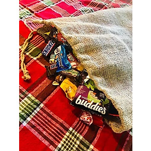 BAGTAK Burlap Bags with Drawstring 17 3/4" x 23" Burlap Sack (2 PACK) - Multi-Purpose Burlap - Gift Bags - Potato Bag - Storage Bag - Arts & Crafts - Ships from USA (2)