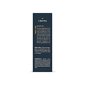 Cremo Beard Oil, Palo Santo (Reserve Collection), 1 fl oz - Restore Natural Moisture and Soften Your Beard To Help Relieve Beard Itch