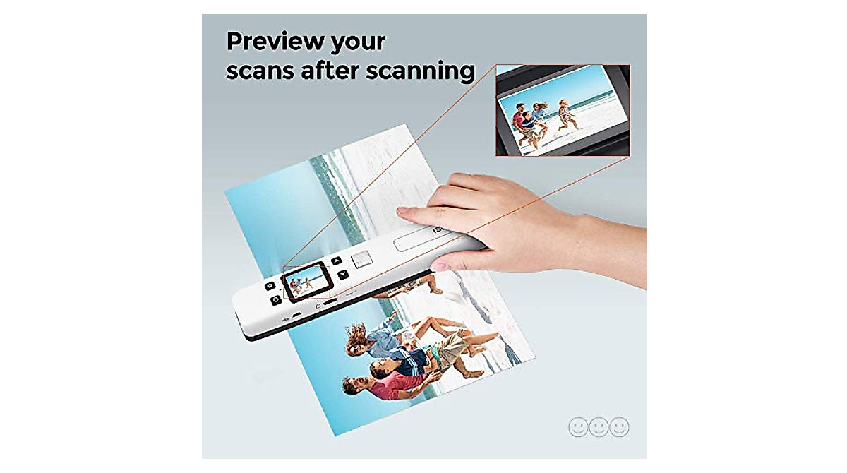 MUNBYN Portable Scanner - High-Quality Document Scanning