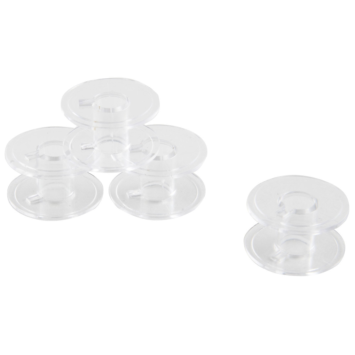 SINGER Bobbins Class 15 Transparent Plastic Bobbins – Replacement Bobbins for Sewing Machine, Sewing Machine Bobbins, Sewing Machine Accessories, 12ct