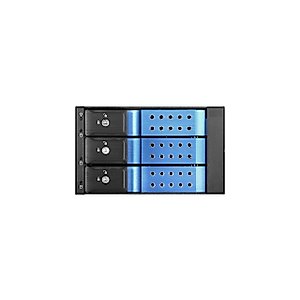 ISTAR BPN-DE230HD-BLUE Trayless 2X 5.25 to 3X 3.5 12Gb/s HDD Hot-swap Rack