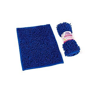 InstaLocker School Locker Decorations Carpet - Locker Rugs for Girls - 100% Microfiber, Shaggy Style Locker Rugs - 11.5" x 17.5" Rectangle Locker Rug with Non Skid Backing - Décor Accessories