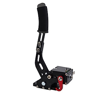 CNRAQR USB Handbrake for Windows Video Game Controller, 16-Bit Non-Contact Sensor, Low-Carbon Steel Construction, Easy to Assemble and Carry