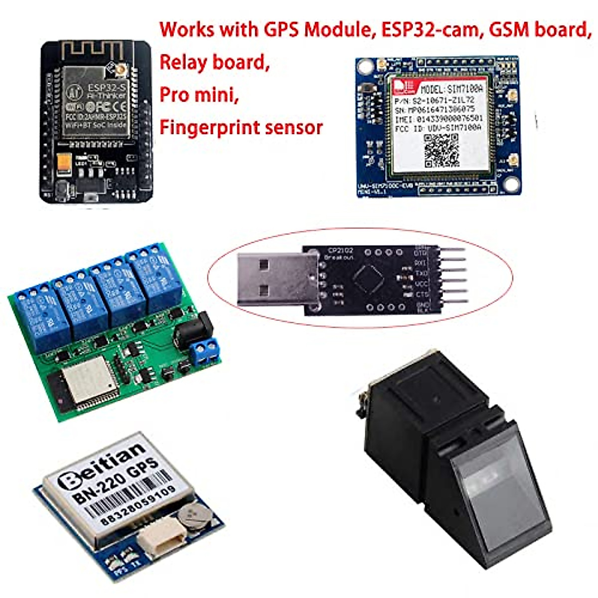 DIYmall 3PCS CP2102 USB to TTL Serial Module with DTR Pin, Converter Adapter STC Downloader Module for Arduino, ESP32-cam, GSM Relay, Pro Mini, Nextion Display, Beitian GPS