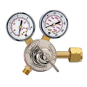 Miller Electric Reg, Cylinder, Hydrogen/Methane, CGA-350 (30-100-350)