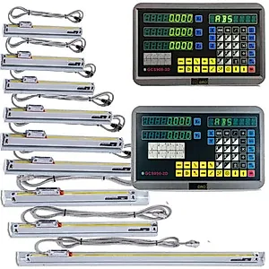 2/3 Axis Digital Readout and TTL Precision Linear Glass Scale DRO Encoder for Milling Lathe,Note: Display and Scales Sold Separately,pls Select the Size options!(3 Axis Digital Readout Display ONLY)