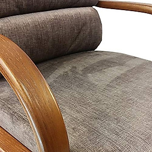 Caster Chair Company Hamilton Swivel Tilt Caster Dining Arm Chair in Tawny Microsuede (1 Chair)