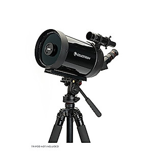 Celestron – C5 Angled Spotting Scope – Schmidt-Cassegrain Spotting Scope – Great for Long Range Viewing – 50x Magnification with 25mm Eyepiece – Multi-Coated Optics – Rubber Armored
